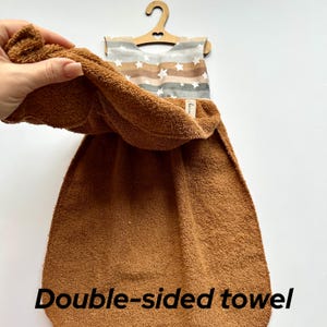 Double-sided Terry Hand Towel With Hanging Loop - Guest Bathroom ...