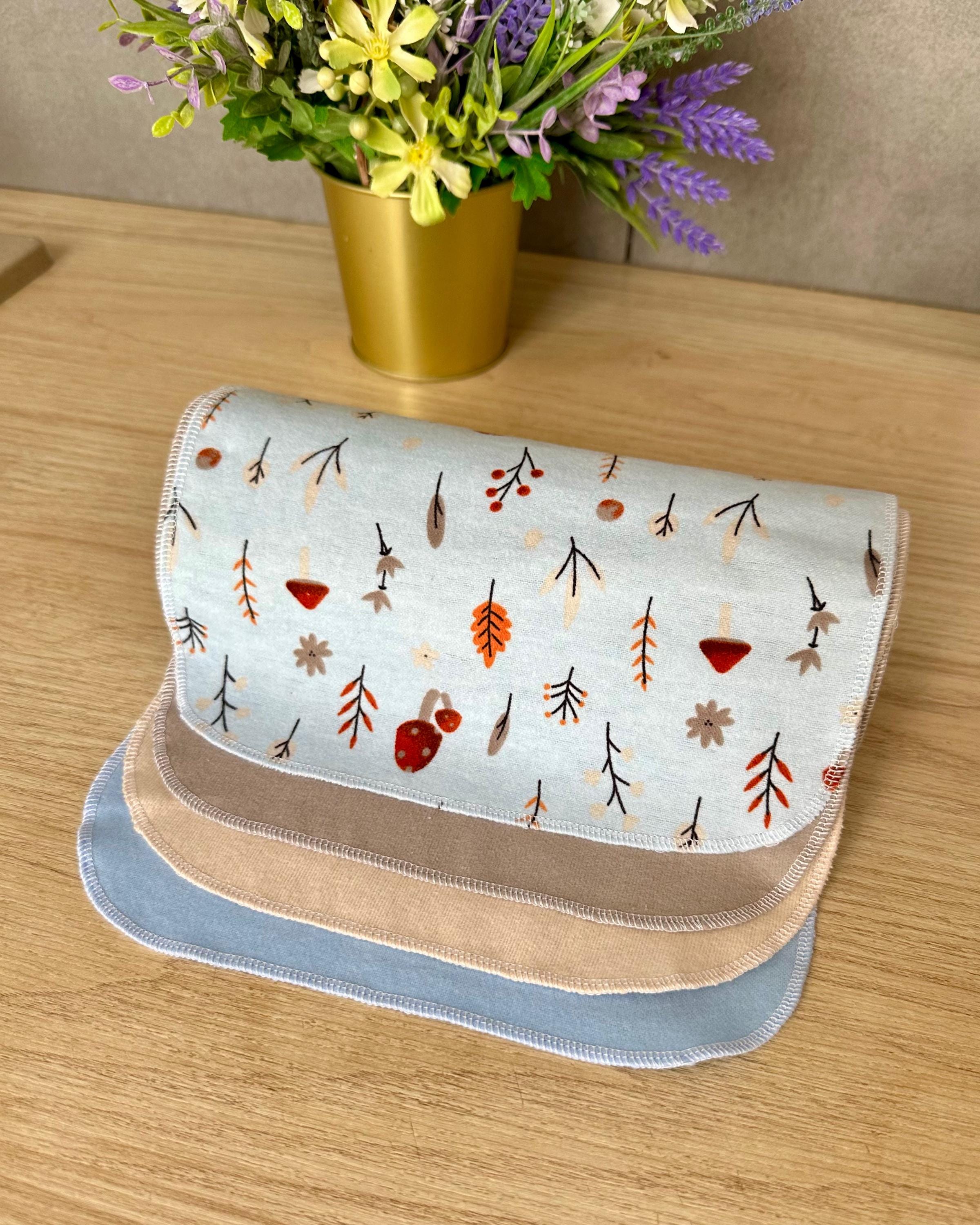 Reusable Paperless Kitchen Towels - Cotton Flannel Unpaper Towel Roll ...