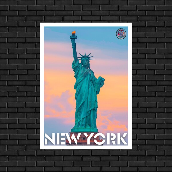 Statue of Liberty Poster - Etsy