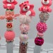 Lotso Bear Beaded Pen: Handmade Character Pen With Rhinestones - Etsy