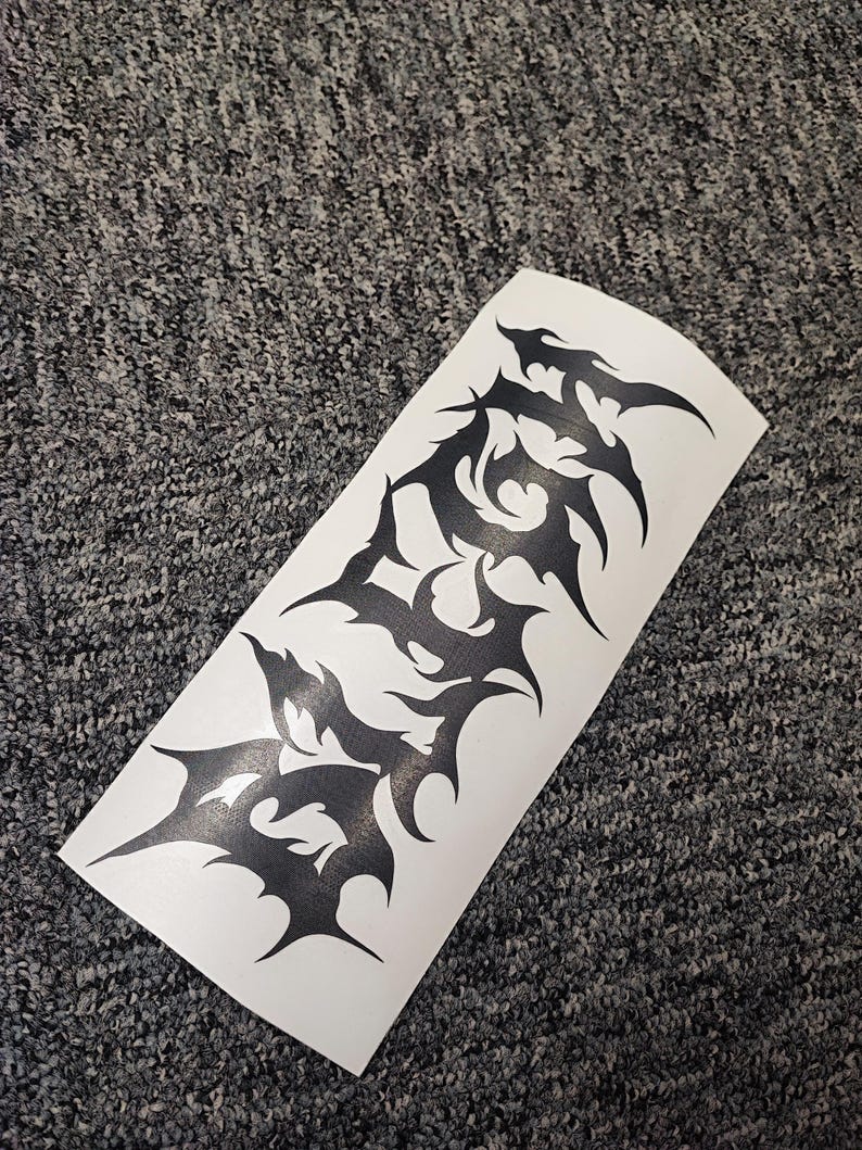 Car Sticker Blegh for Car Sticker Logo Sticker Metalhead Metal ...