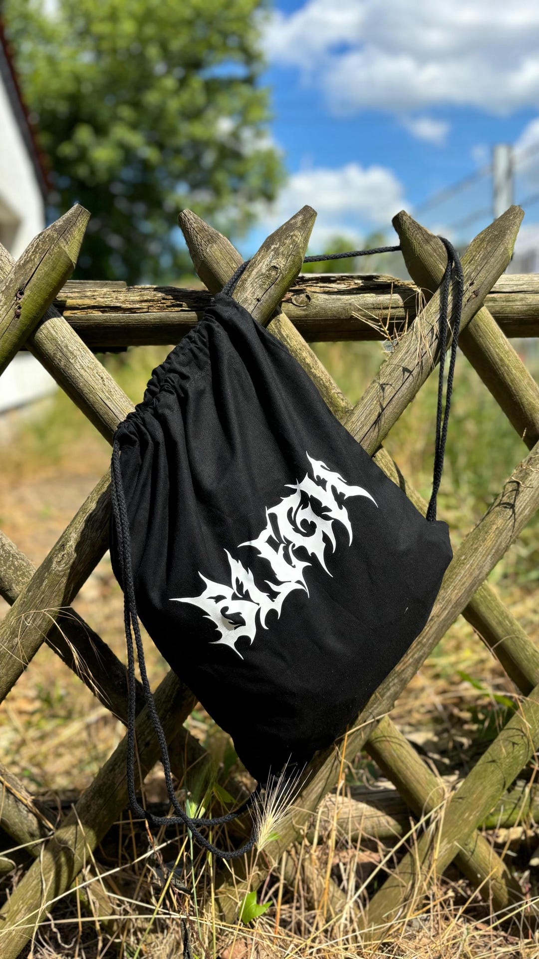 Gym Bag Black BLEGH Blegh Metal Music Metalcore Deathmetal Blackmetal ...