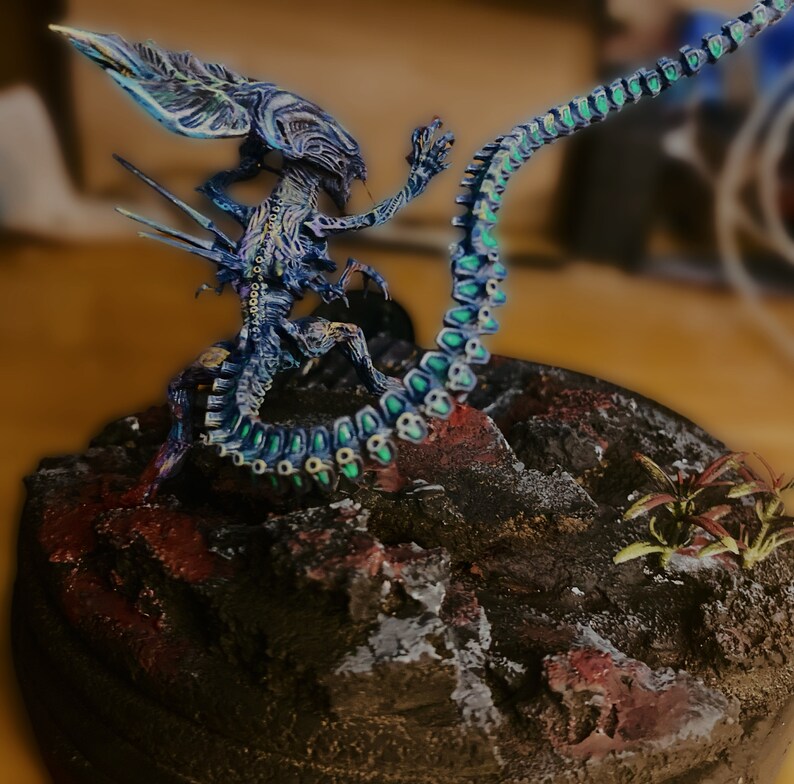 Queen Xenomorph Hand-painted Miniature and Sculpt - Etsy