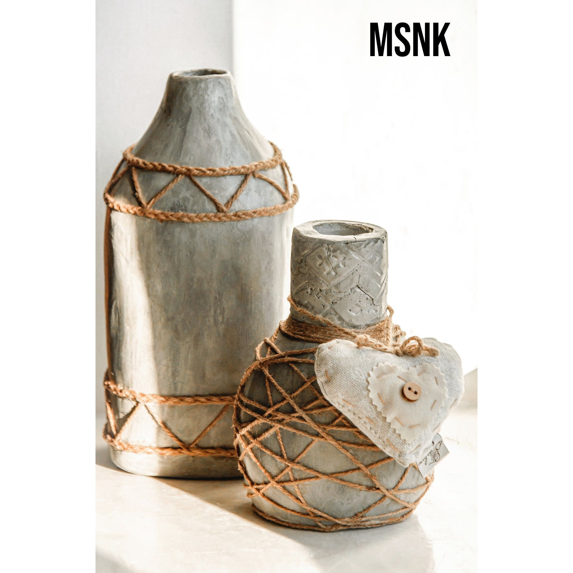 Handmade Concrete Craft Vases - Etsy
