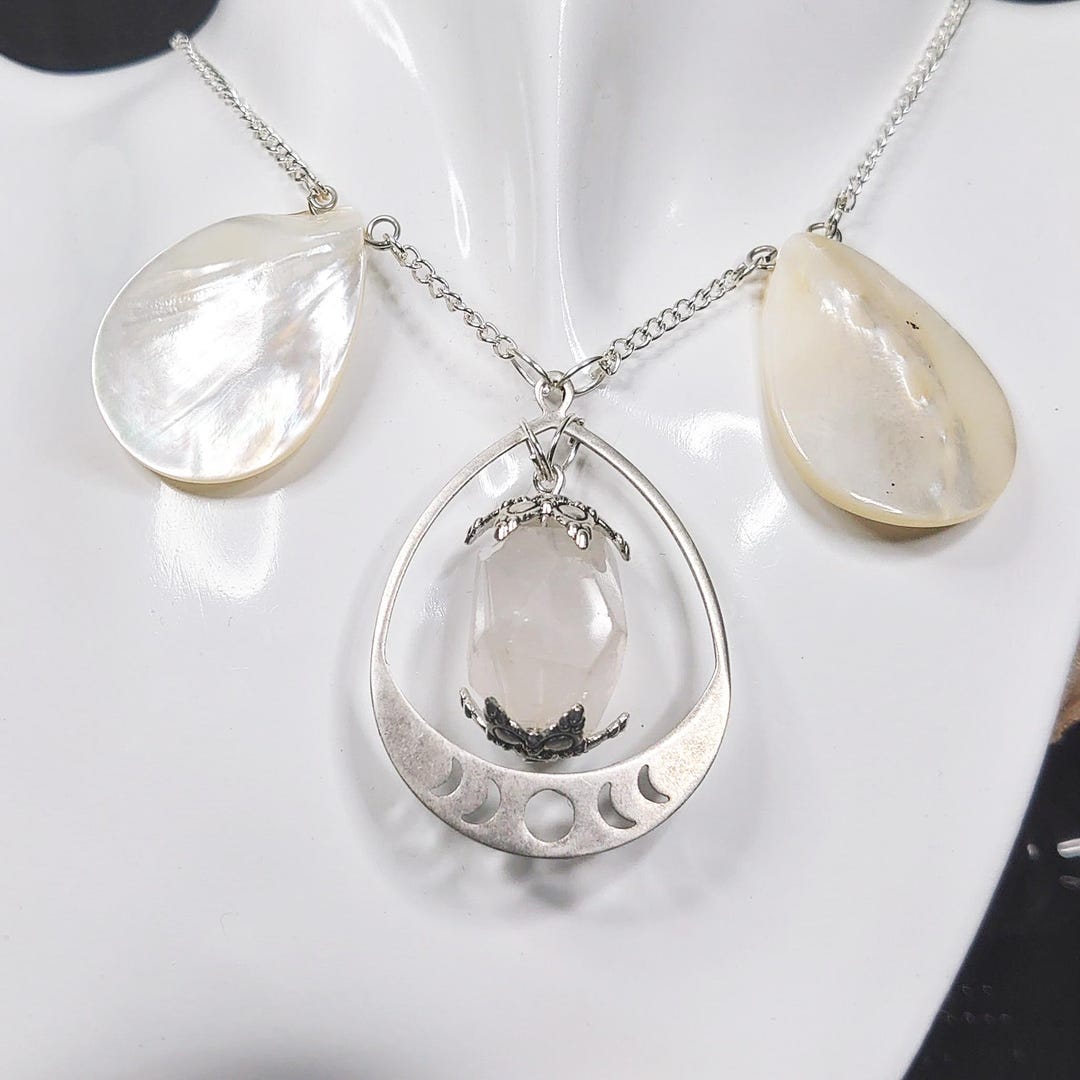 Celestial Warlock - Unbound Collection - Silver Necklace Iridescent ...
