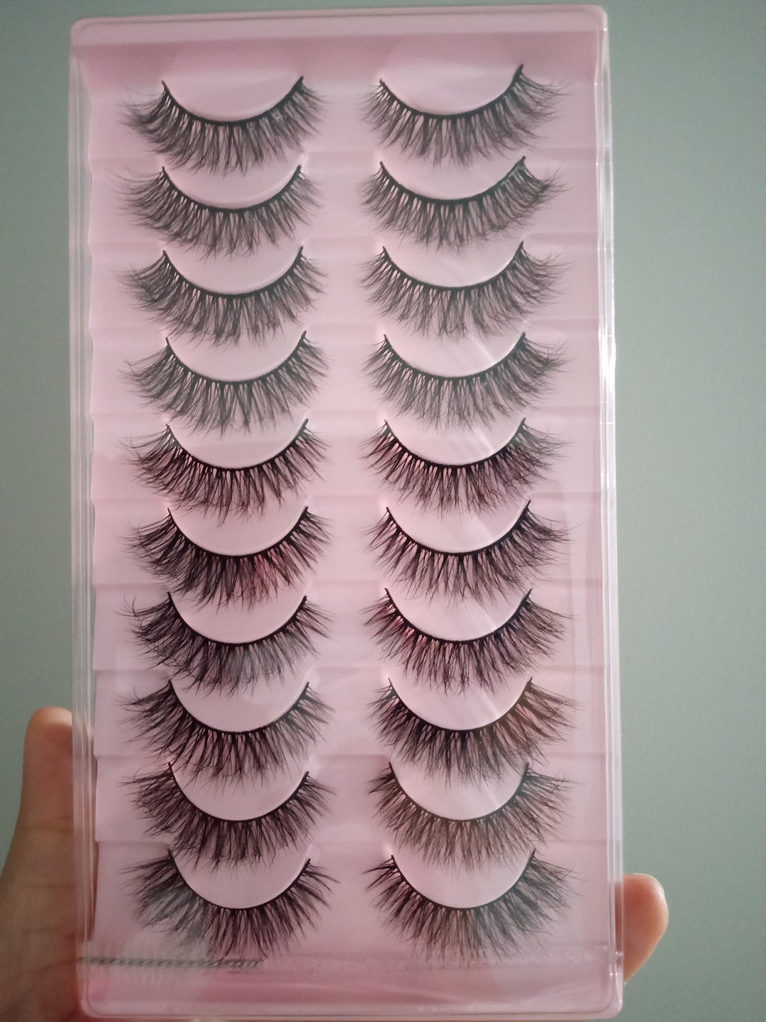 10 Pair Beautiful Long Lashes - Etsy