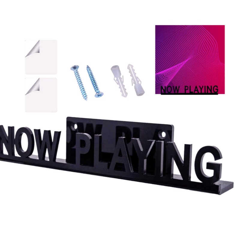 Now Playing, Wall Mounted Vinyl Record Display Shelf, Stand for Your ...