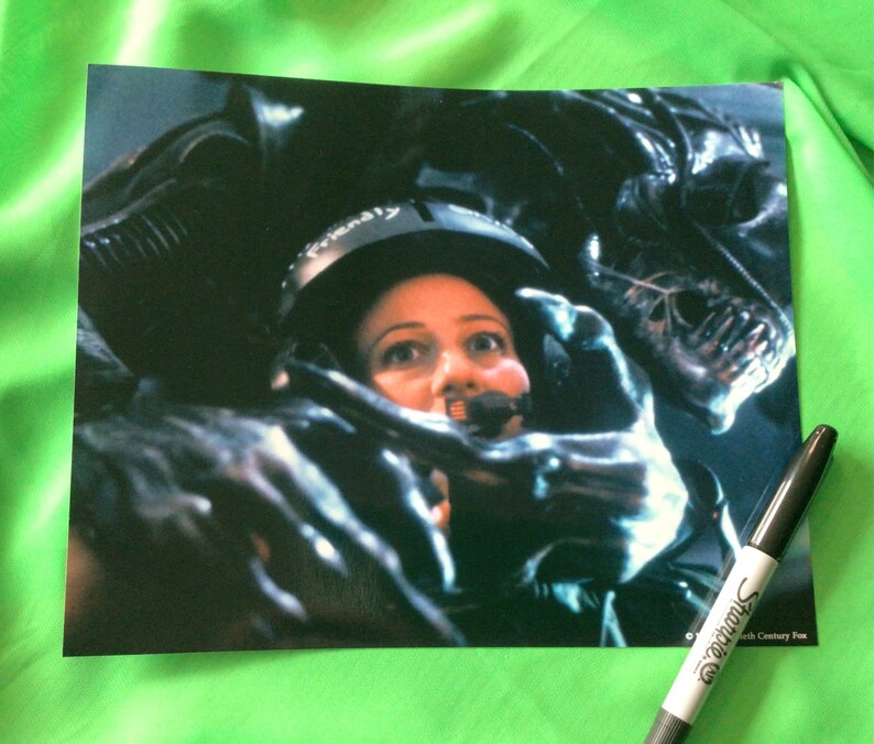 Aliens Artwork,autographs and Memorabilia.personalised by the Actor Who ...