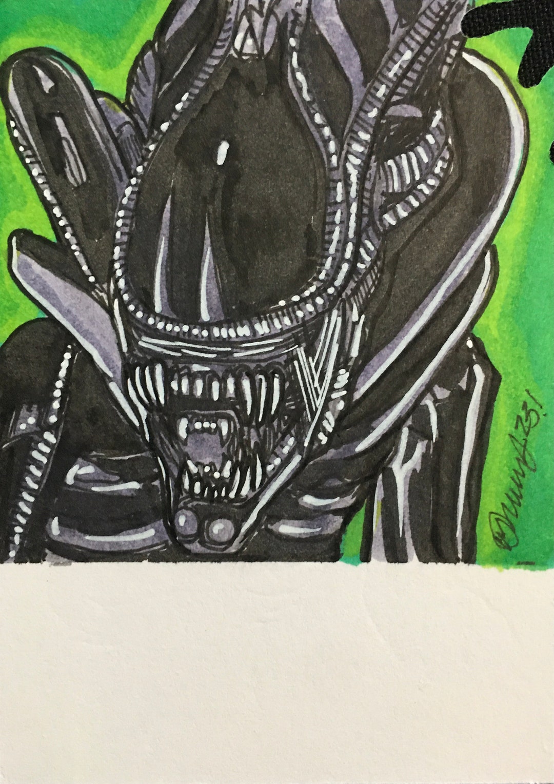 Unique, Alien Limited Edition Collectors Card.signed by Carl Toop the ...