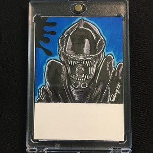 Unique, Alien Limited Edition Collectors Card.signed by Carl Toop the ...