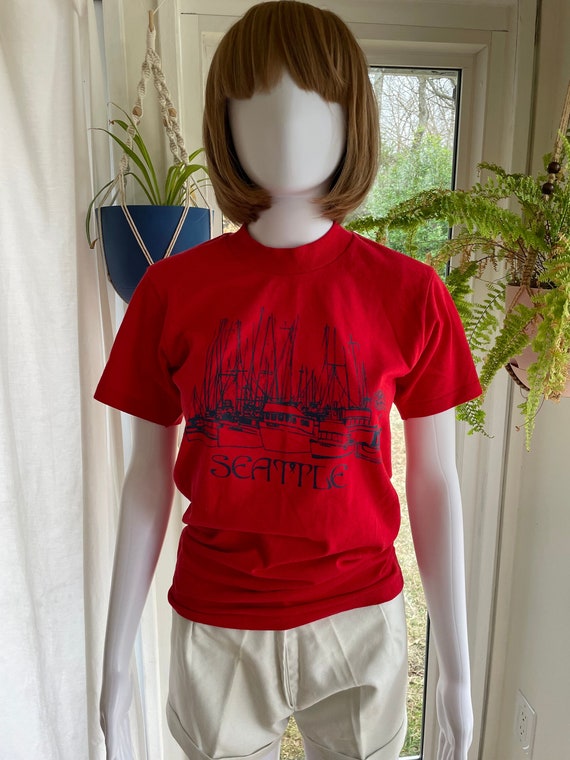 Vintage seattle graphic t-shirt - Gem