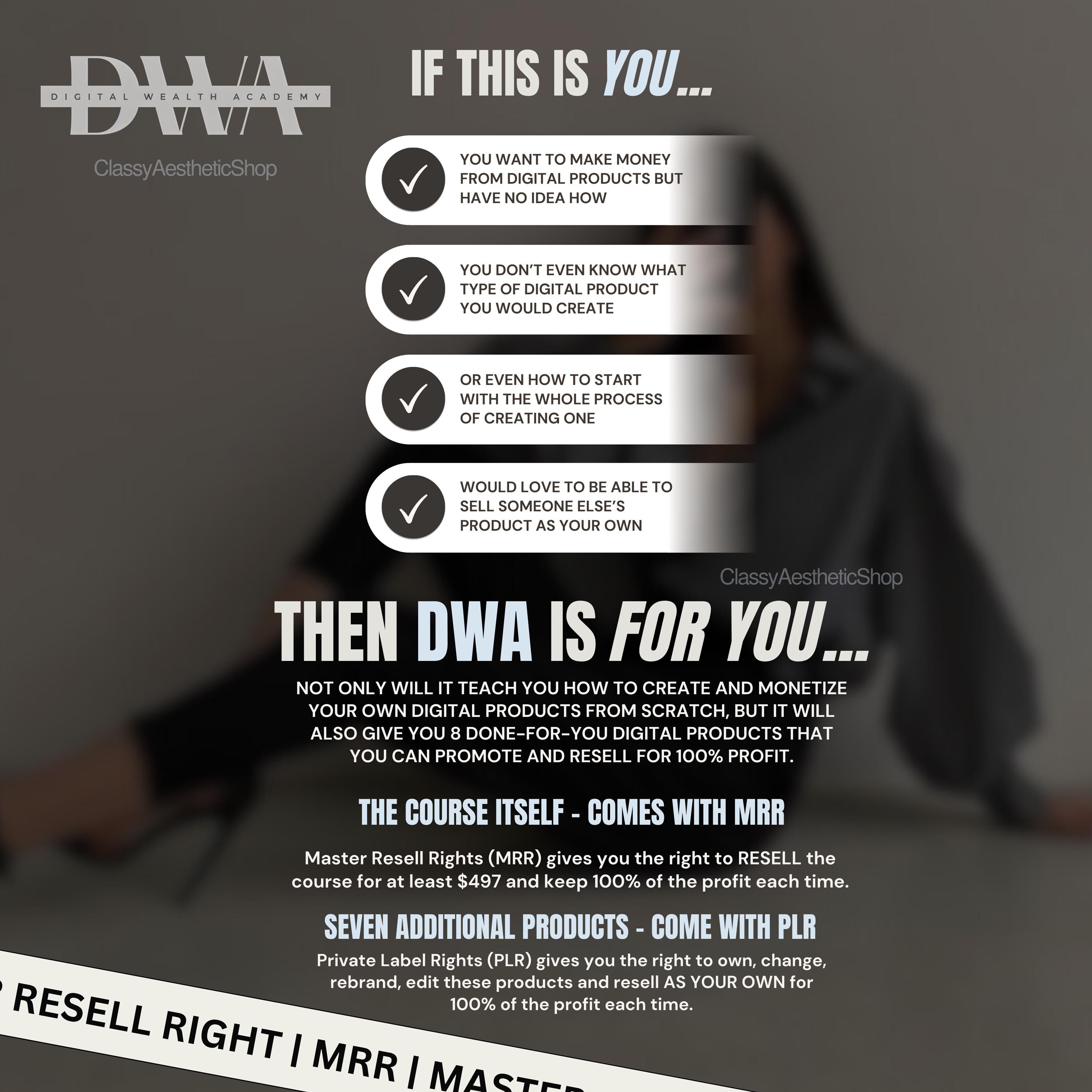 2-in-1 MRR Course Bundle DWA + UBC Digital Wealth Academy Ultimate ...