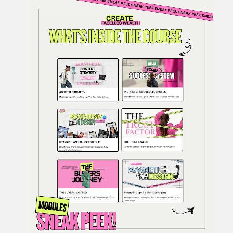 CFW Create Faceless Wealth Course With 85% Affiliate Course Faceless ...