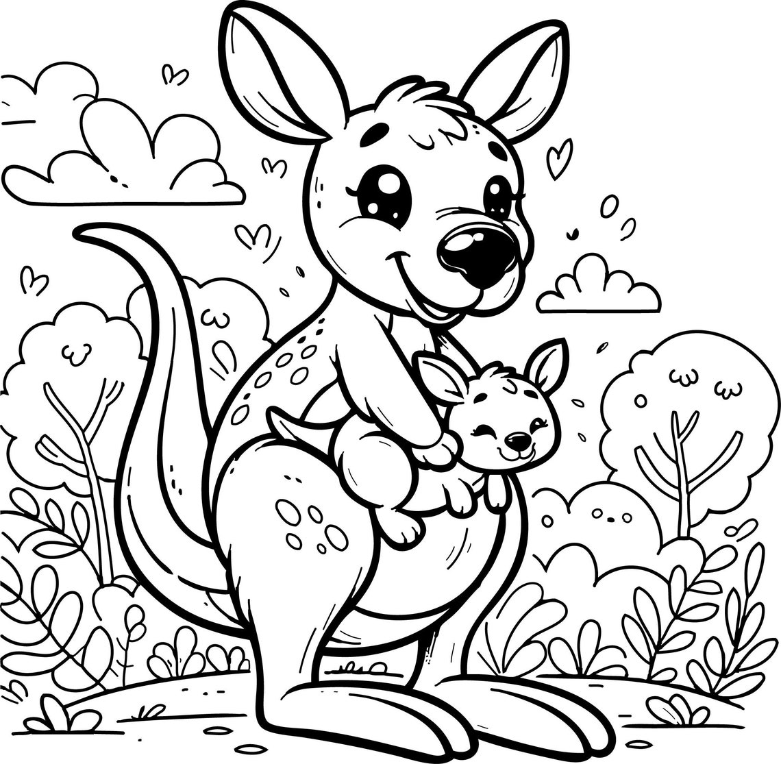 Wild Wonders: A Kids' Coloring Journey Through the Animal Kingdom - Etsy