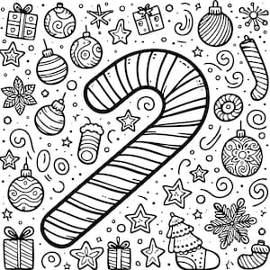 Charming Christmas Coloring: 10 Easy-to-color Festive Pages for Kids ...