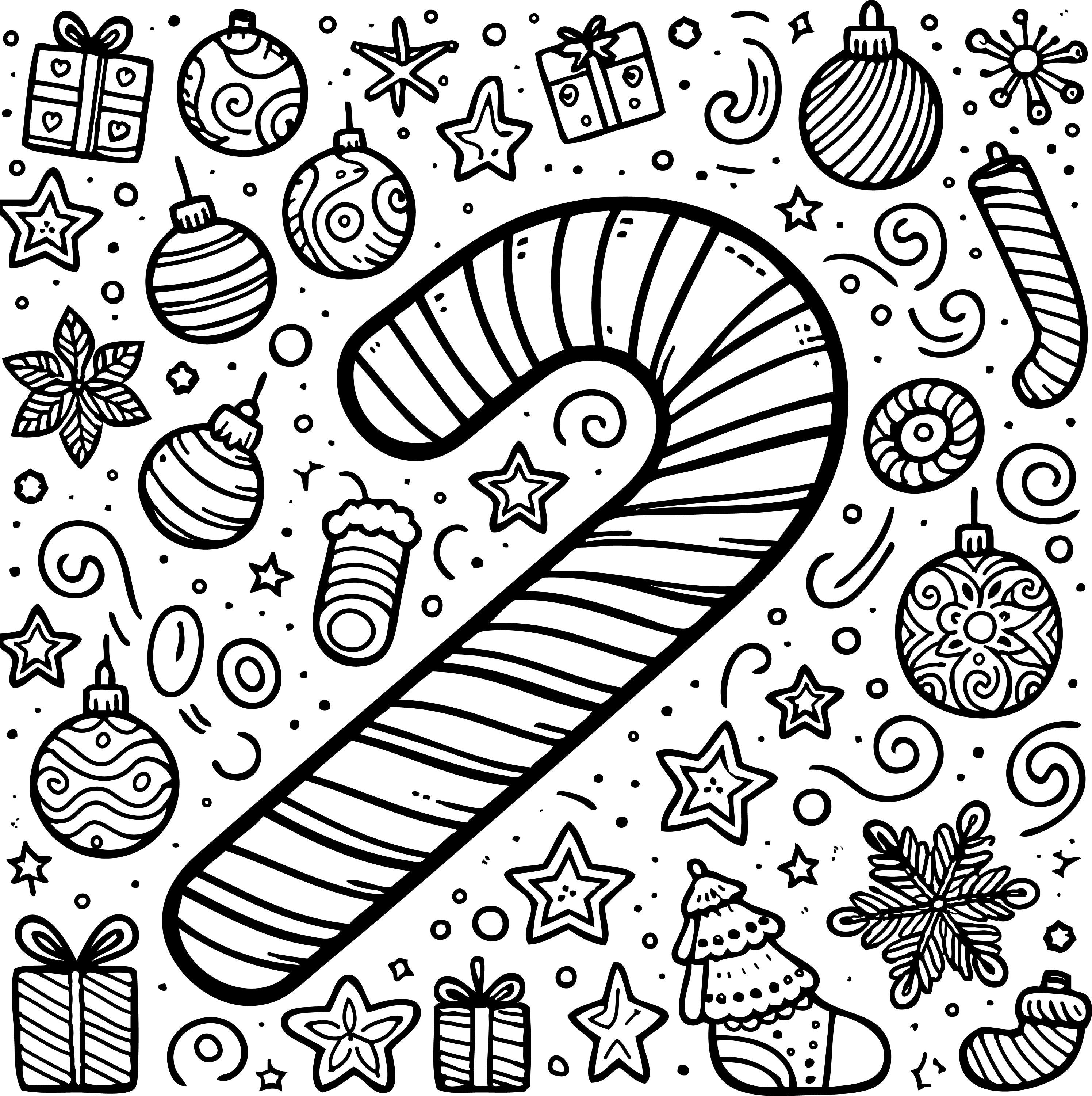 Charming Christmas Coloring: 10 Easy-to-color Festive Pages for Kids ...