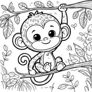 Wild Wonders: A Kids' Coloring Journey Through the Animal Kingdom - Etsy