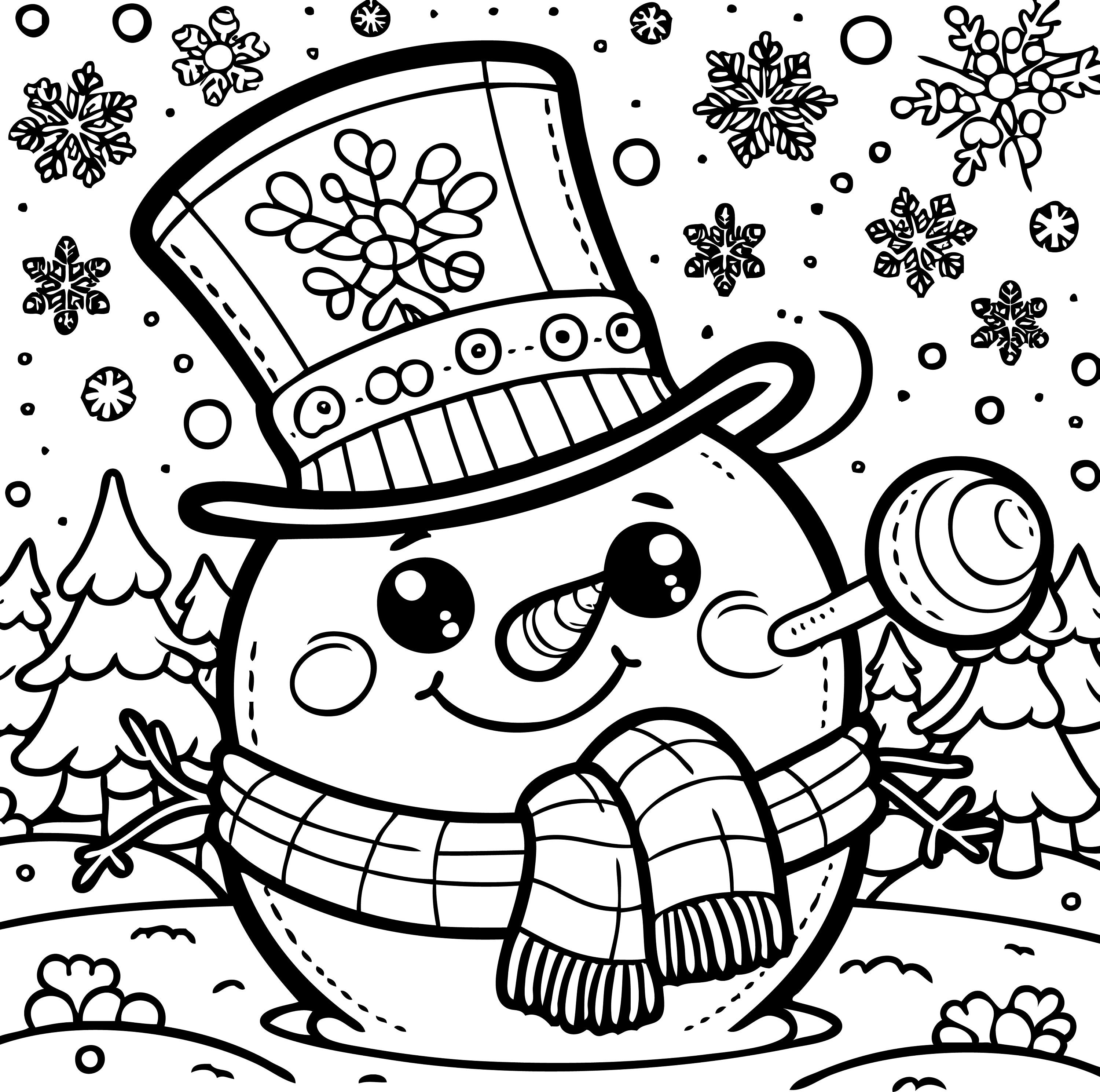 Charming Christmas Coloring: 10 Easy-to-color Festive Pages for Kids ...