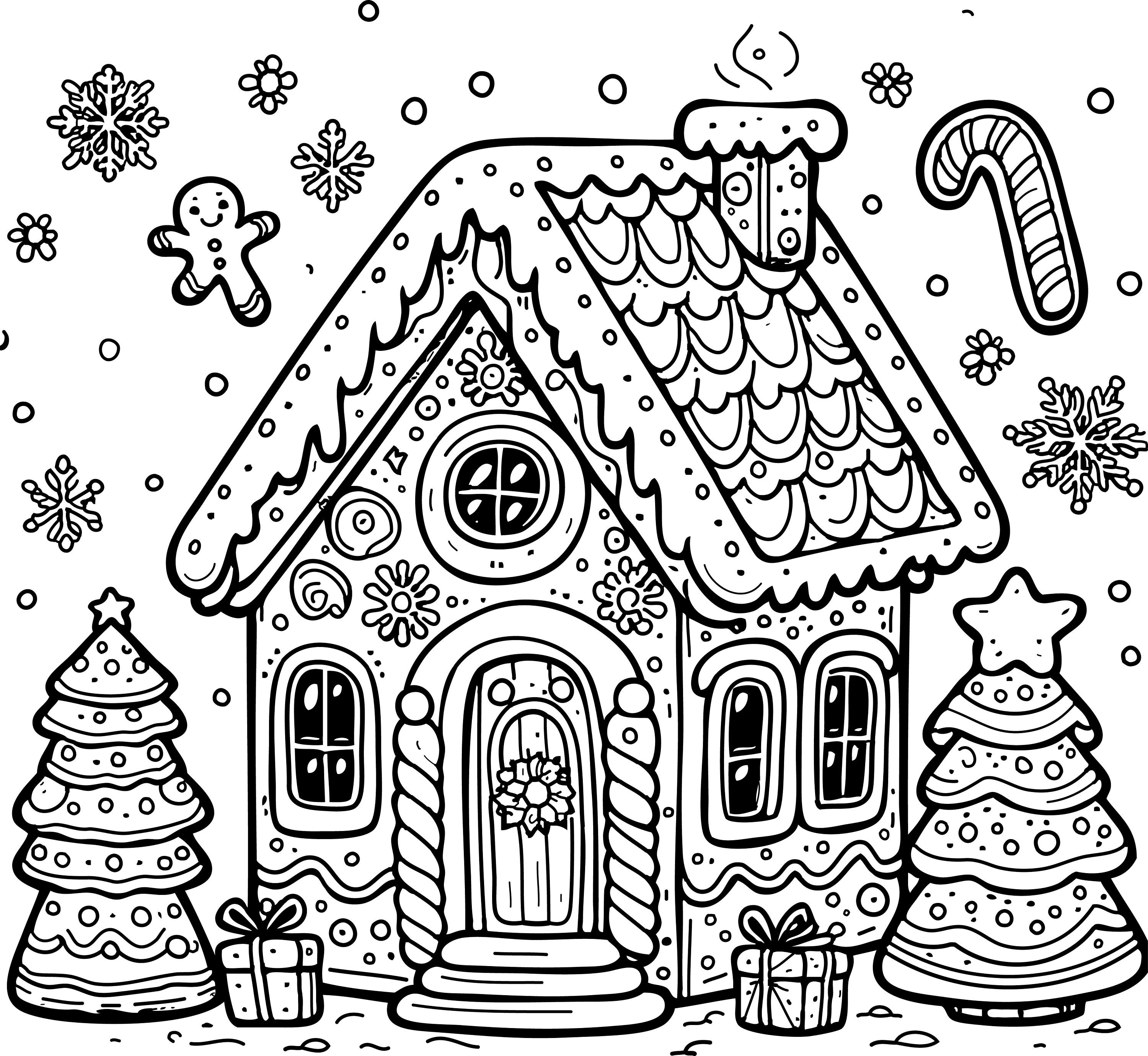 Charming Christmas Coloring: 10 Easy-to-color Festive Pages for Kids ...