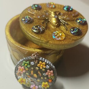 Gold & Crystal Bee Jewelry Box Elegant Trinket Holder - Etsy