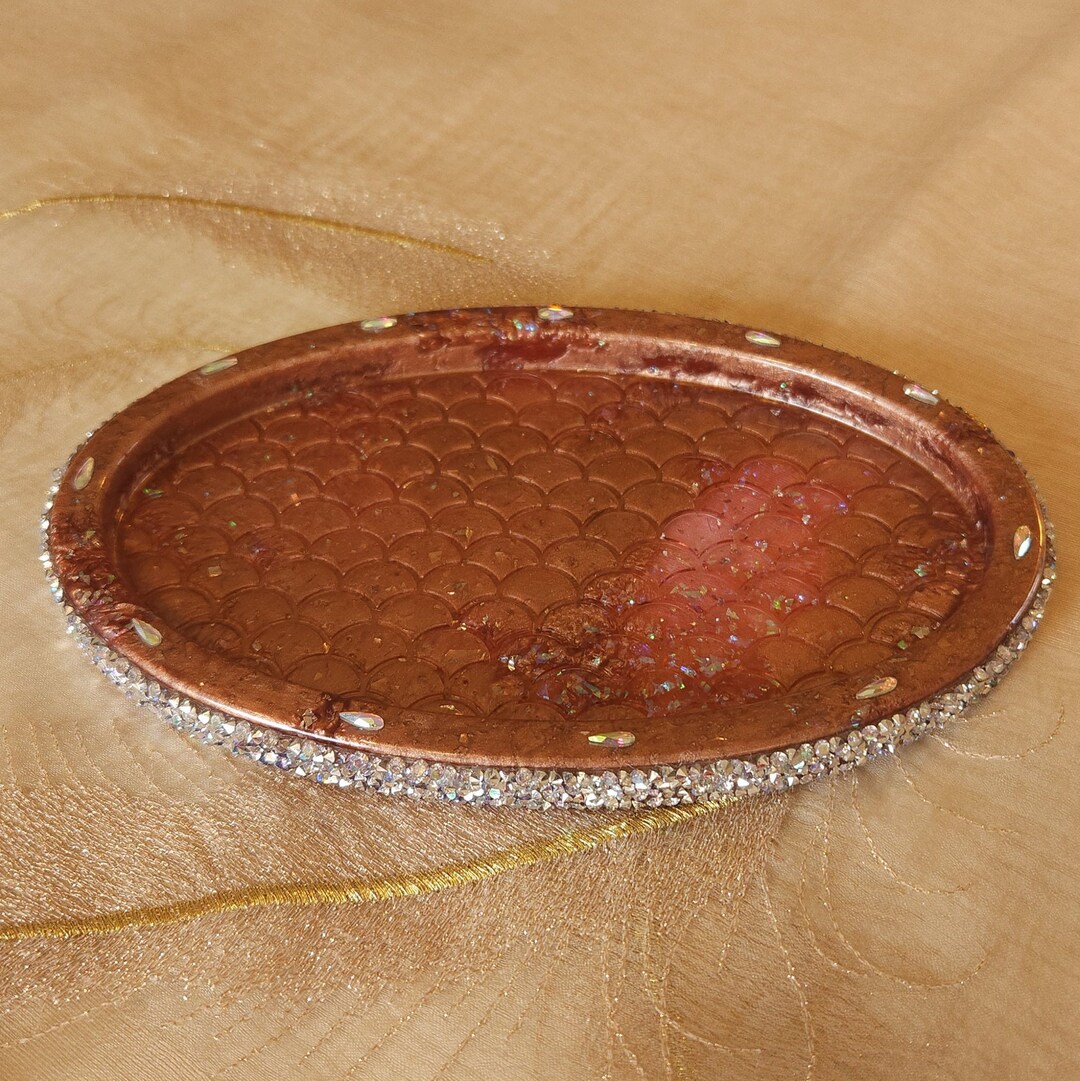 Rose Gold Mermaid Tray - Etsy