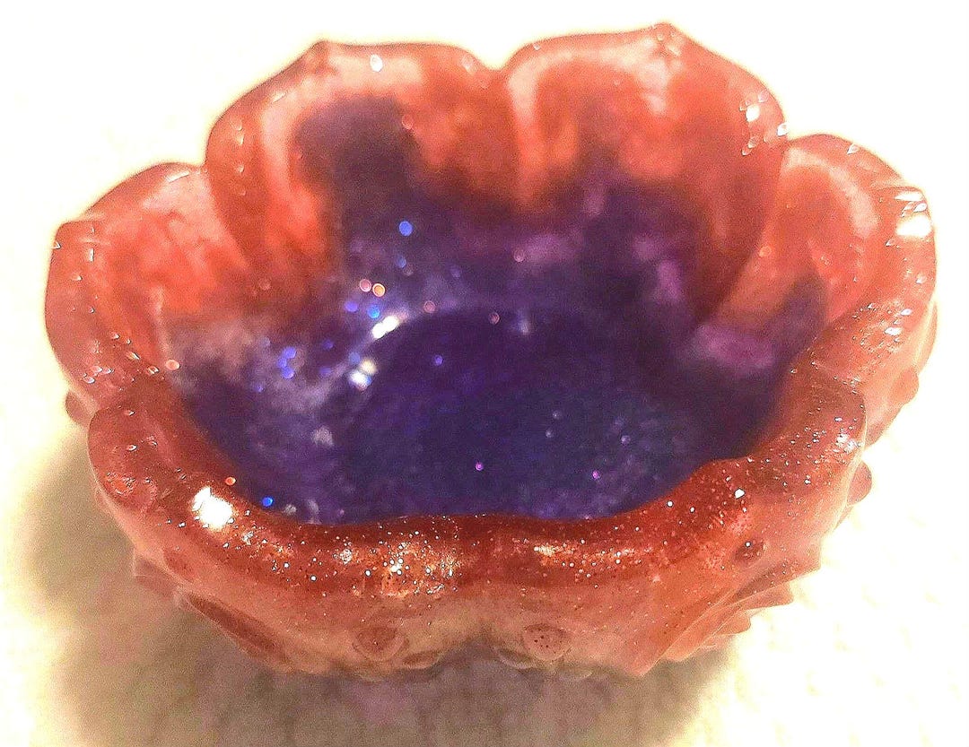 Small Resin Bowl, Jewelry Dish, Cat Food Bowl, Desk Organizer - Etsy
