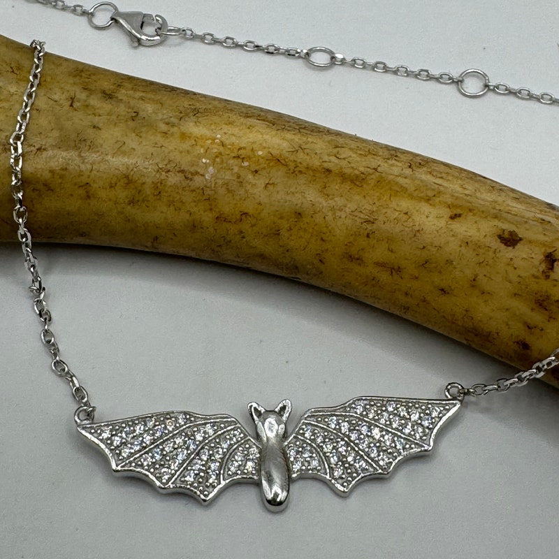 Bat Necklace - Etsy