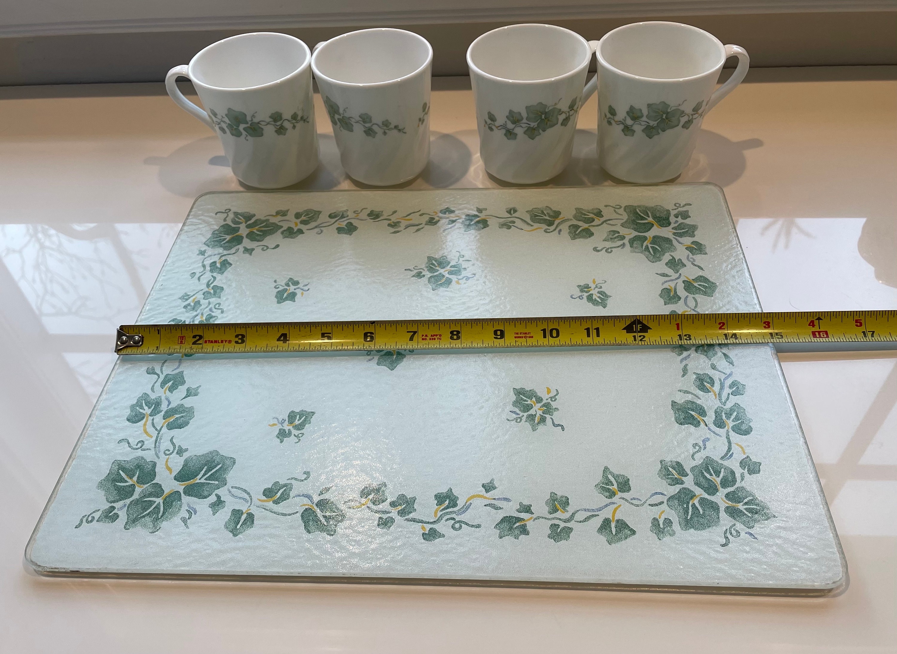 Corning Ware Callaway Ivy Pattern Items, F 5 B 1.6 Liter Casserole ...