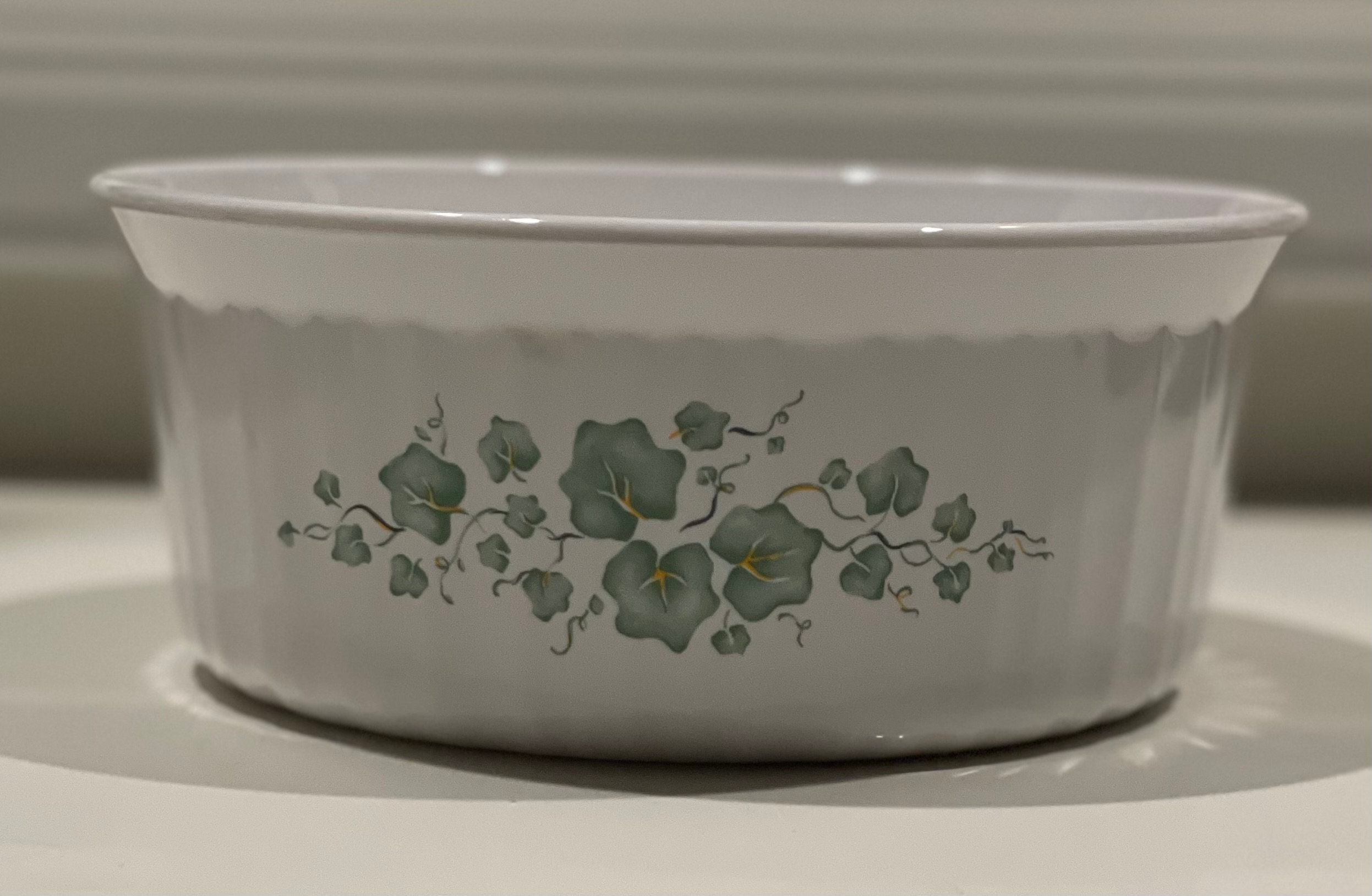 Corning Ware Callaway Ivy Pattern Items, F 5 B 1.6 Liter Casserole ...