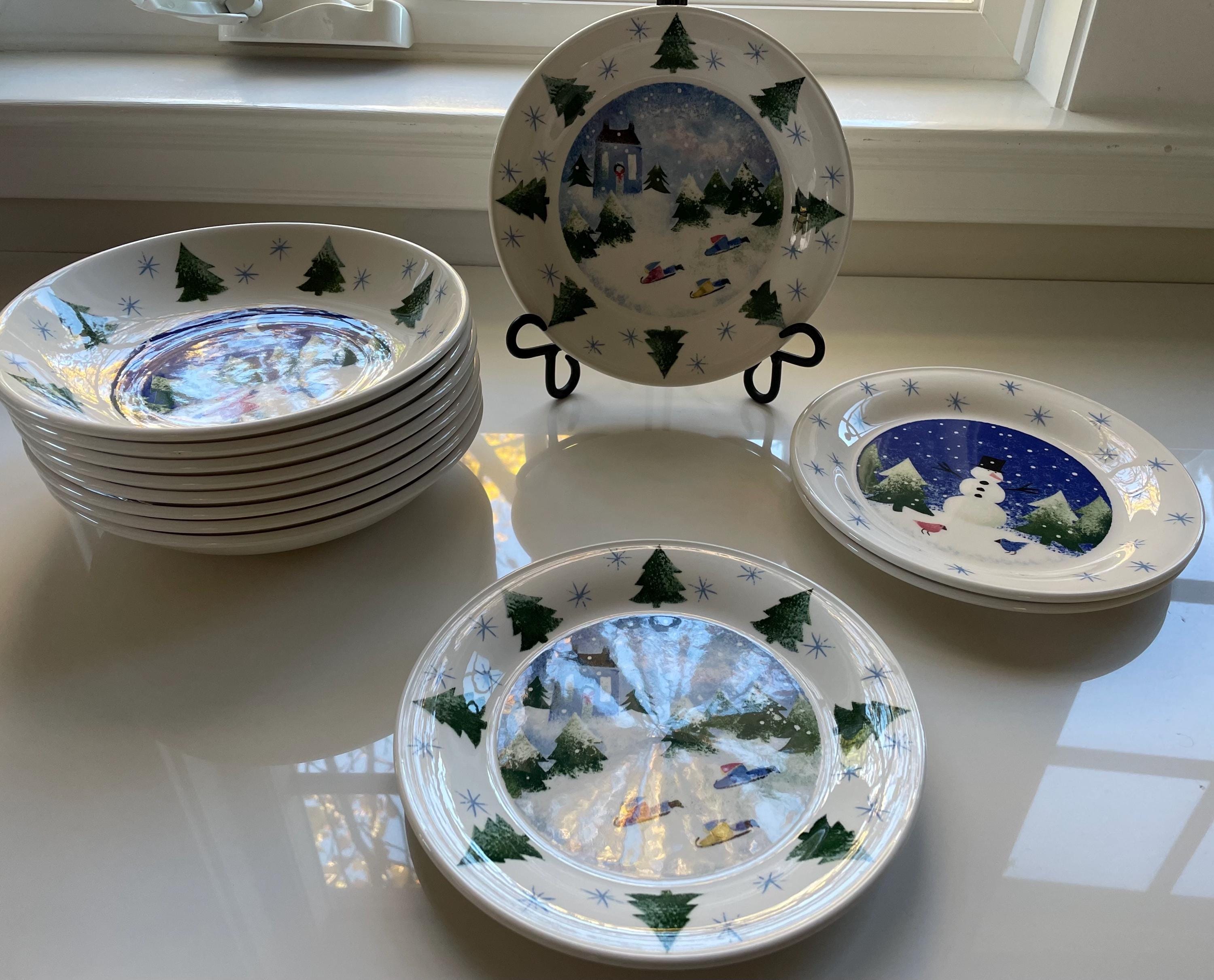 Winter Wonderland by NIKKO Dinnerware Pieces Salad/dessert Plates ...