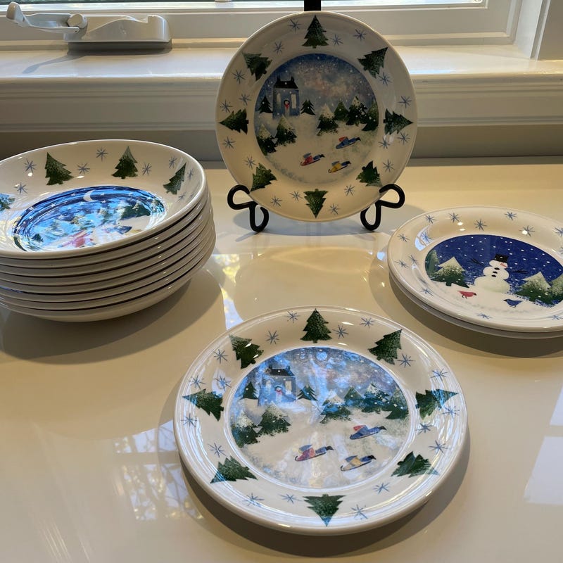 Nikko Christmas Dinnerware - Etsy