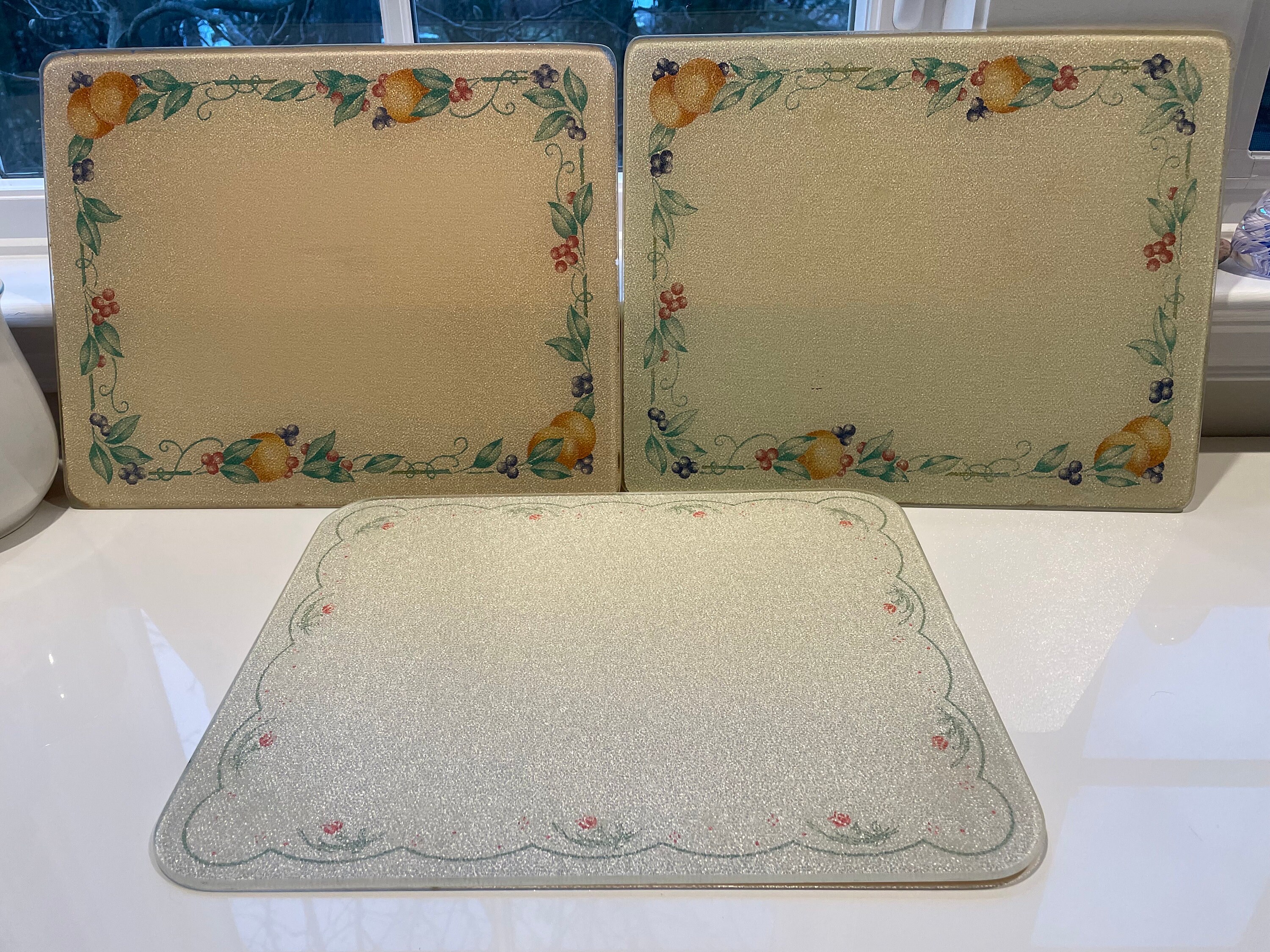 Corning Ware Glass Counter Savers/cutting Board - Etsy