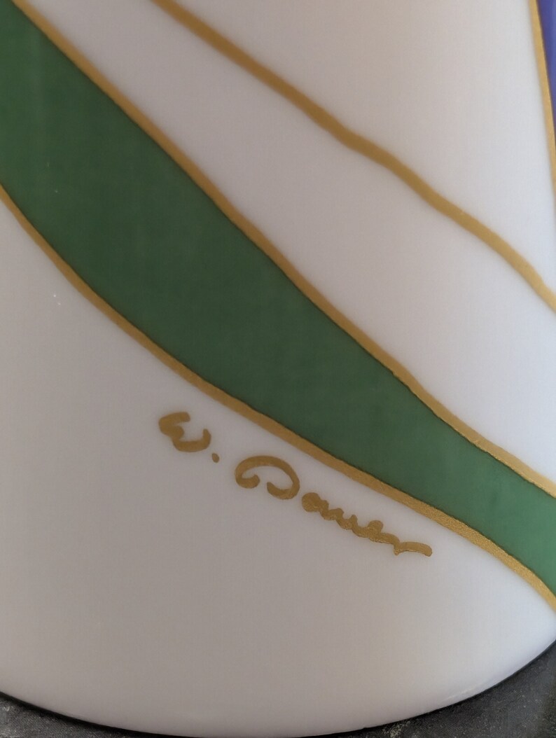 Vintage Signed Wolf Bauer Rosenthal Studio-linie Line Germany Oval Open ...