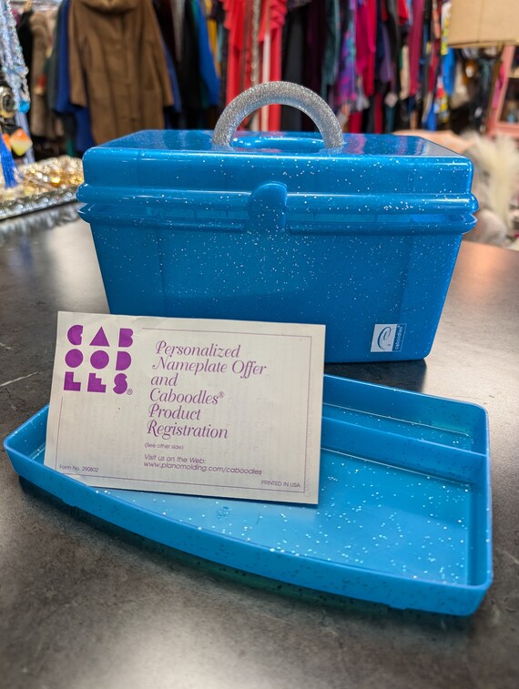 Vintage caboodles blue glitter - Gem