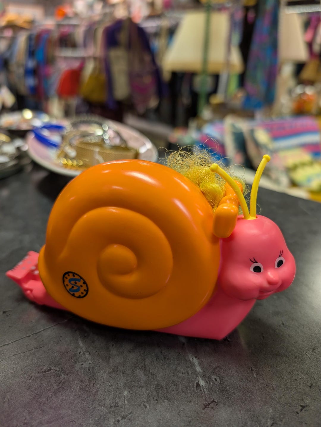Vintage Penni Secrets Pet Snookie Snail Tape Dispenser 1992 Mattel Toy ...