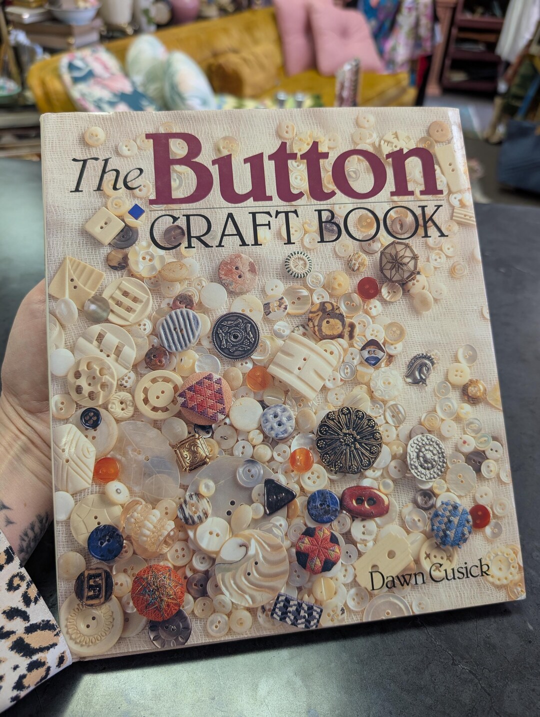 Button Craft Book Hardcover How to Guide Dan Cusick 1995 Sterling Hong ...