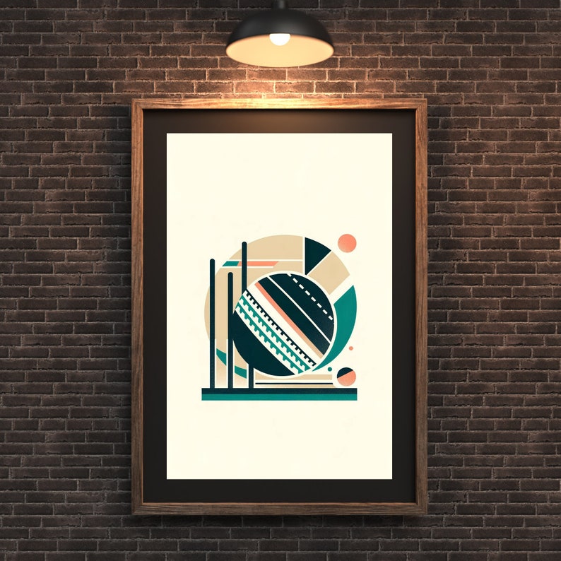 Minimalist Cricket Print, Cricket Poster Print, Digital Poster, Sports ...