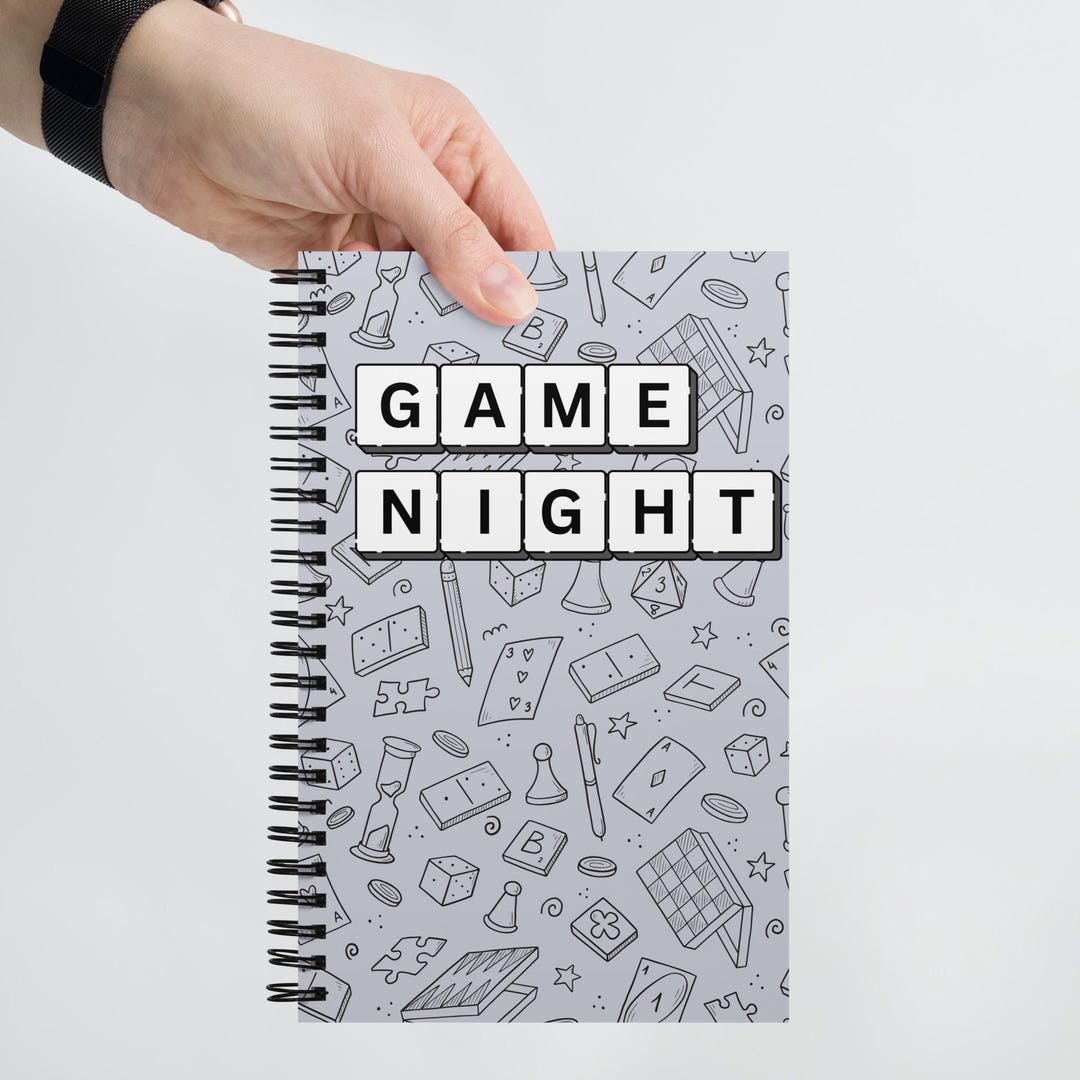 Game Night Notebook Board Game Scorekeeper Journal - Etsy