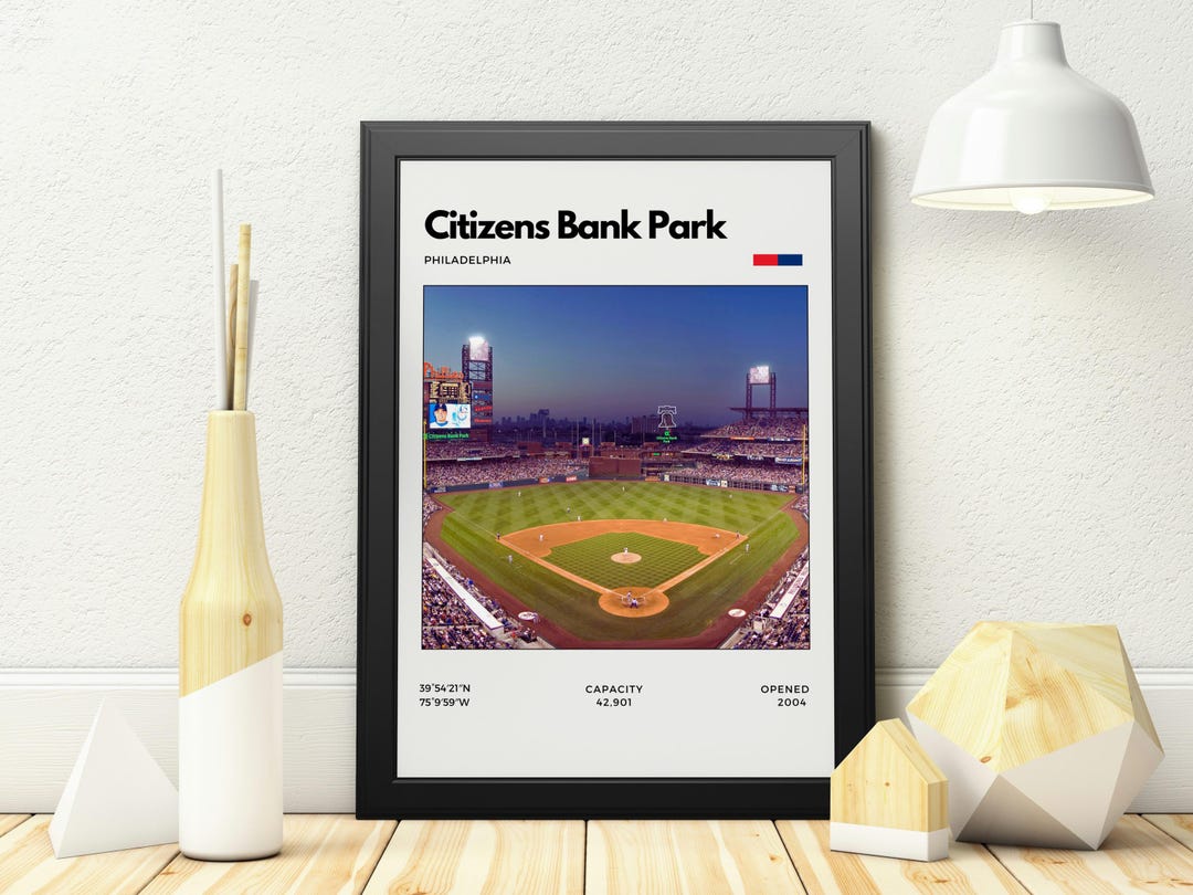 Citizens Bank Park Poster - Home of Philadelphia Phillies, Stadium Art ...