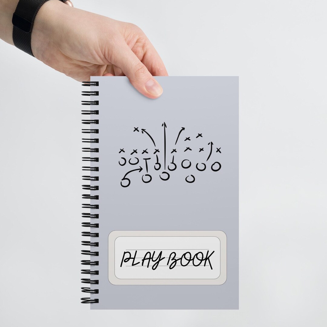 Playbook Notebook, Football Journal - Etsy