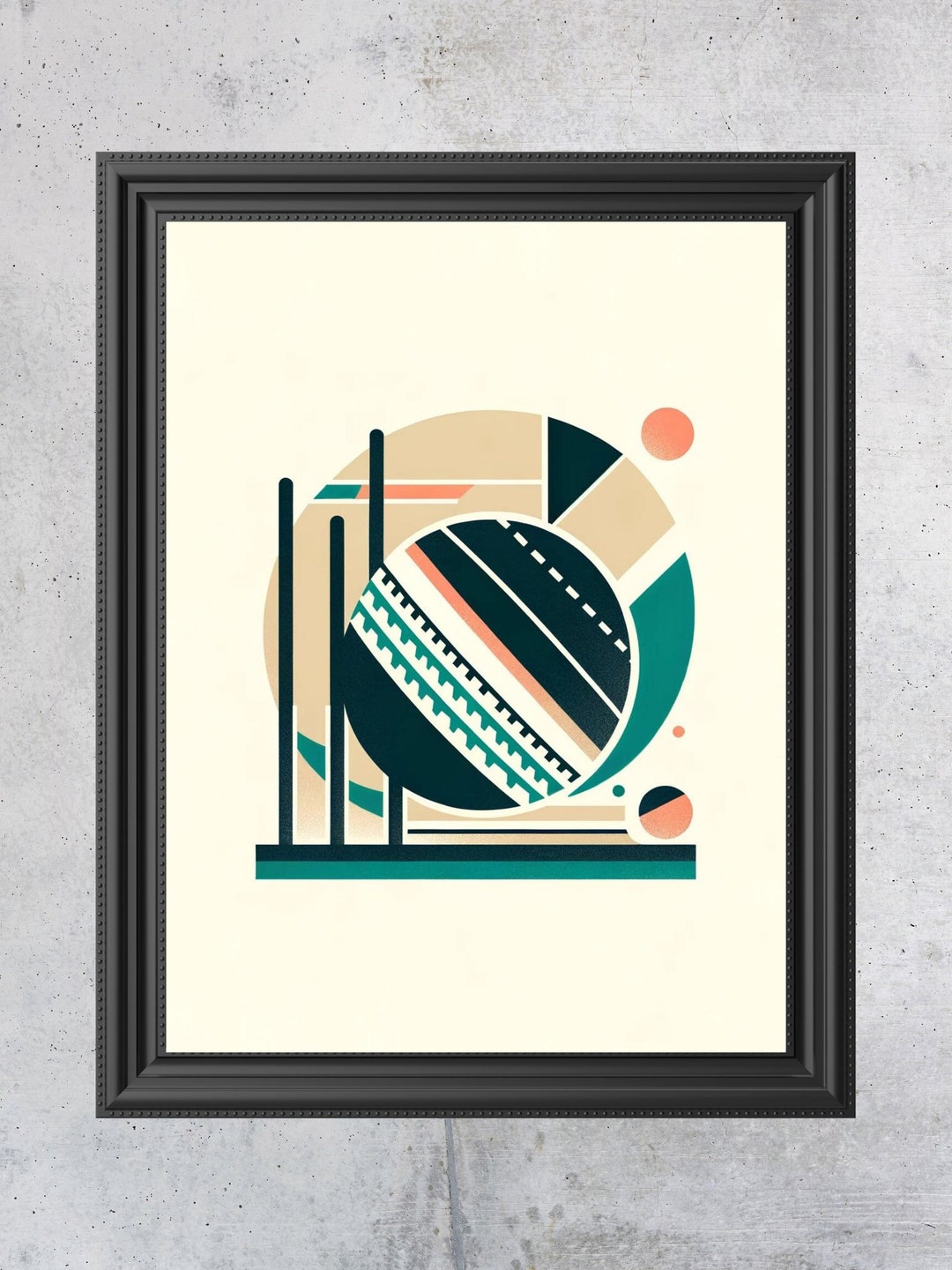 Minimalist Cricket Print, Cricket Poster Print, Digital Poster, Sports ...
