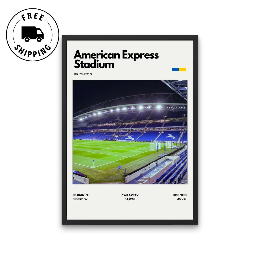 American Express Stadium Poster - Home of Brighton & Hove Albion ...