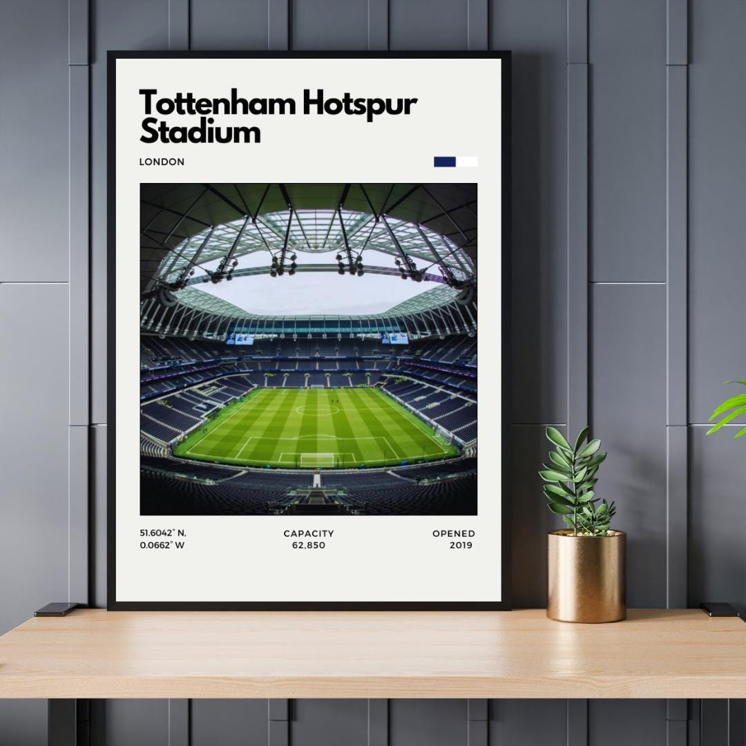 Tottenham Hotspur Stadium Digital Print - Home of Tottenham Hotspur ...