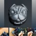 Pug Custom Artisan Keycap STL File for Cherry MX Mechanical Keyboards ...
