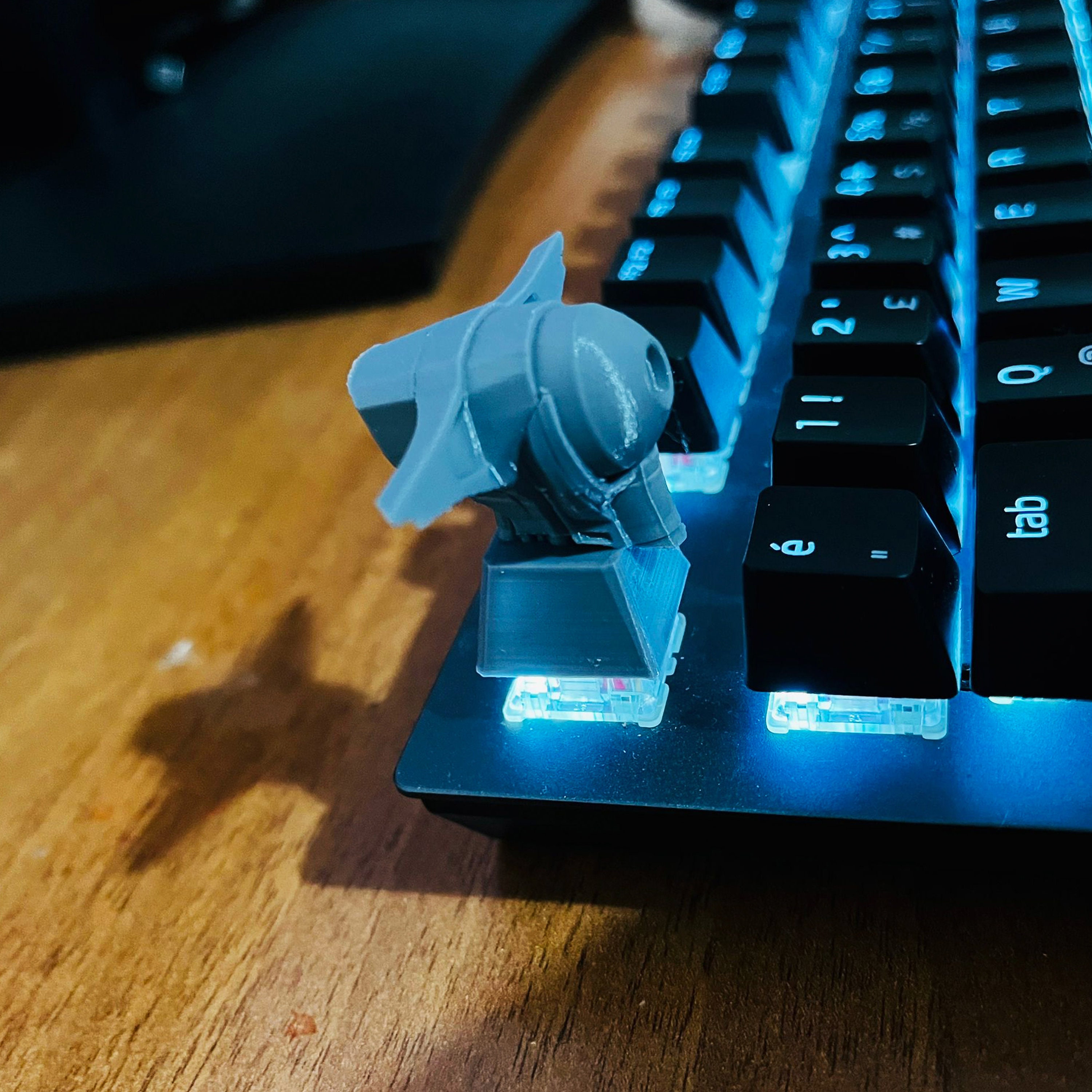 Hammerhead Robot Custom Artisan Keycap STL File for Cherry MX ...