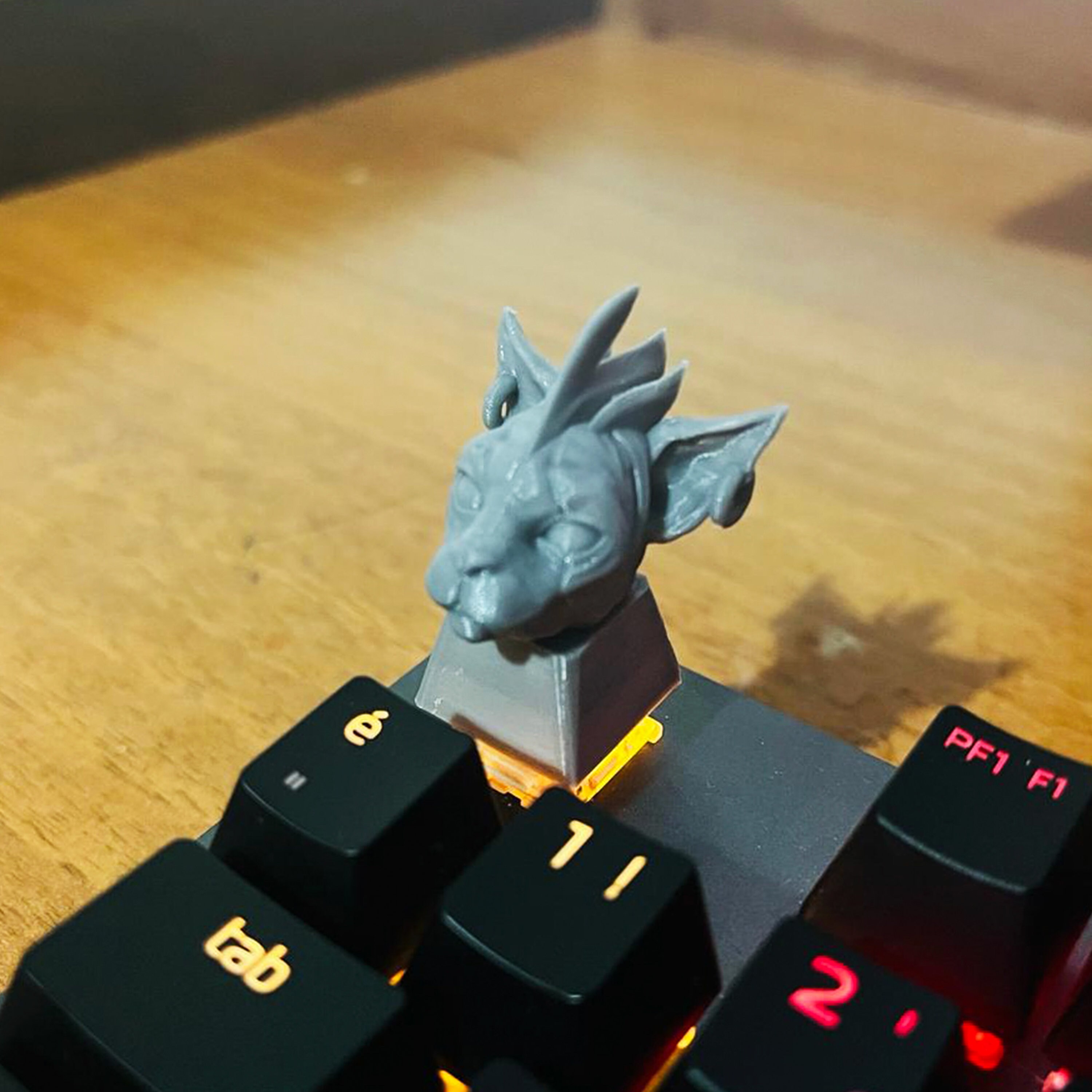Emperor Cat Custom Artisan Keycap STL File for Cherry MX Mechanical ...
