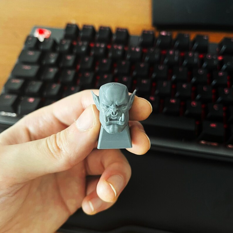 Orc Custom Artisan Keycap STL File for Cherry MX Mechanical Keyboards ...