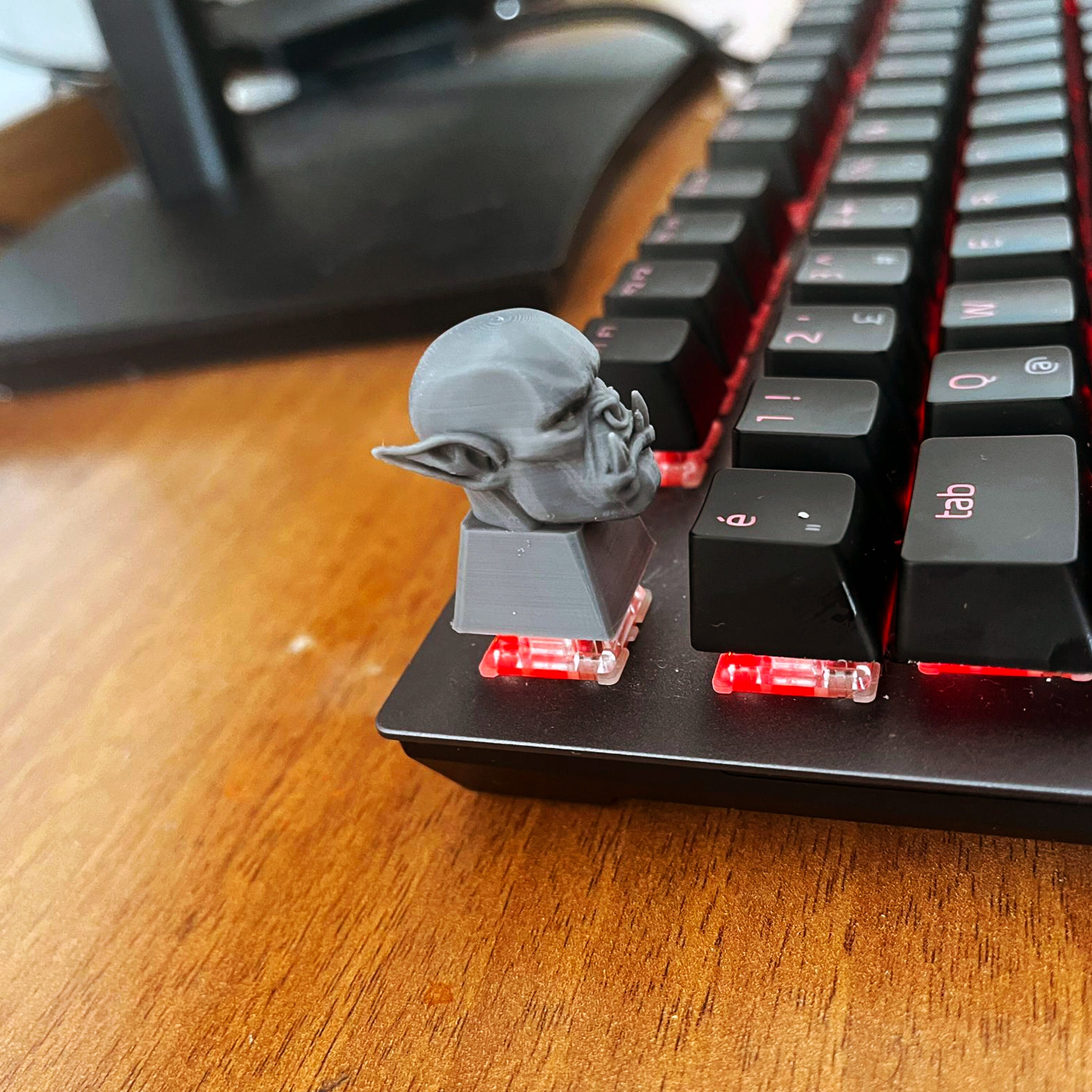 Orc Custom Artisan Keycap STL File for Cherry MX Mechanical Keyboards ...