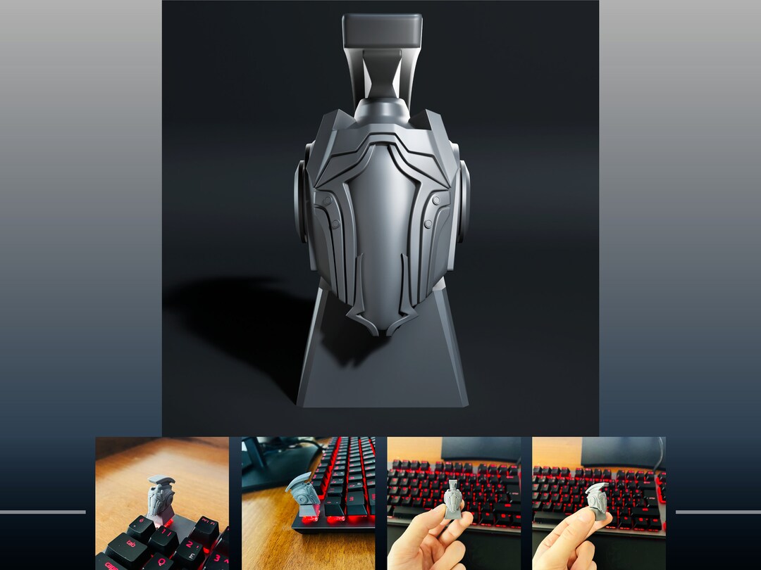 Legioner Robot Custom Artisan Keycap STL File for Cherry MX Mechanical ...