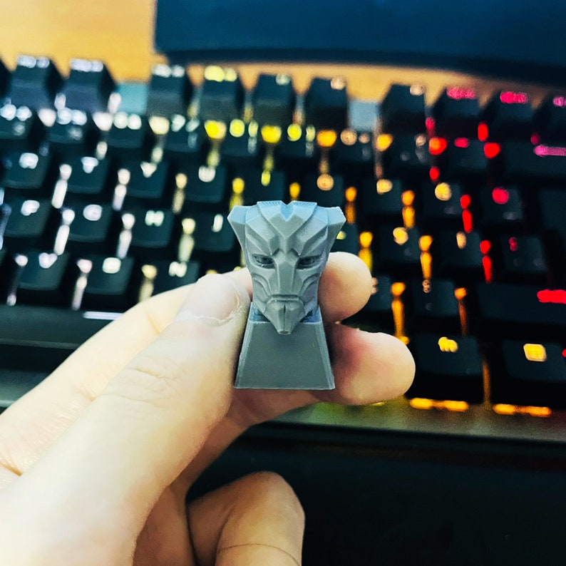 Metal Alien Custom Artisan Keycap STL File for Cherry MX Mechanical ...